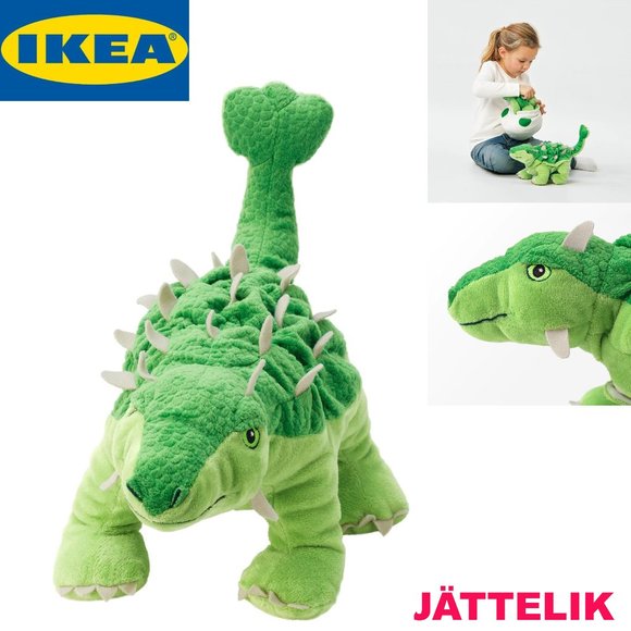 IKEA | Toys | Ikea Jattelik Dinosaur Soft Toy Collection Velociraptor ...